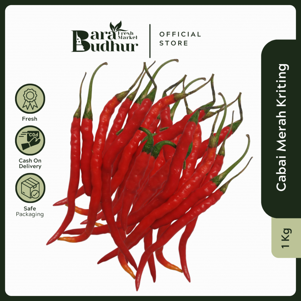 Jual Cabai Merah Keriting 1kg Cabe Lombok Kriting | Shopee Indonesia
