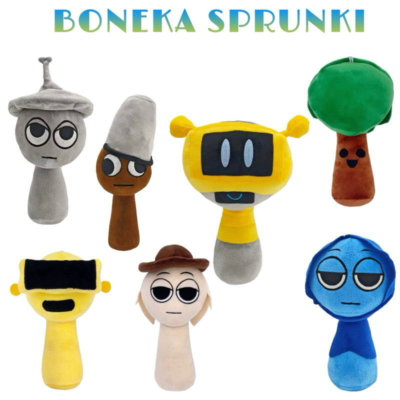 Jual BONEKA SPRUNKI / BONEKA HOROR GAME SPRUNKI 40 cm / SPRUNKY ...