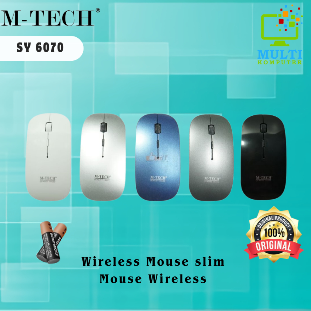Jual Wireless Mouse m-tech slim sy 6070 Mouse Wireless MTECH sy6070 ...