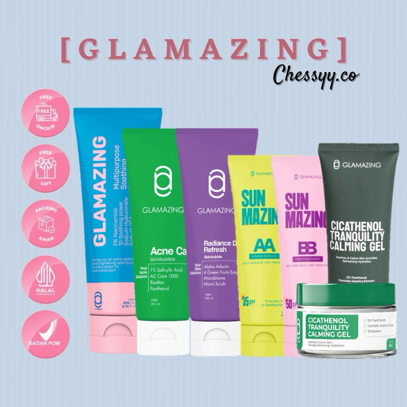 Jual [ READY‼️] BPOM 200ml GLAMAZING MOISTURIZER MULTIPURPOSE SOOTHING ...