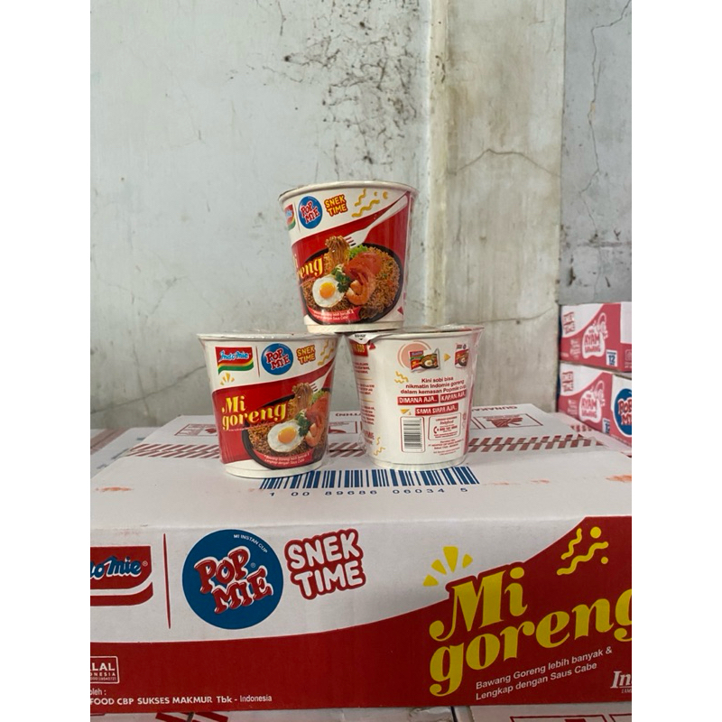Jual POPMIE SNEK MINI RASA INDOMIE GORENG ISI 12pcs | Shopee Indonesia