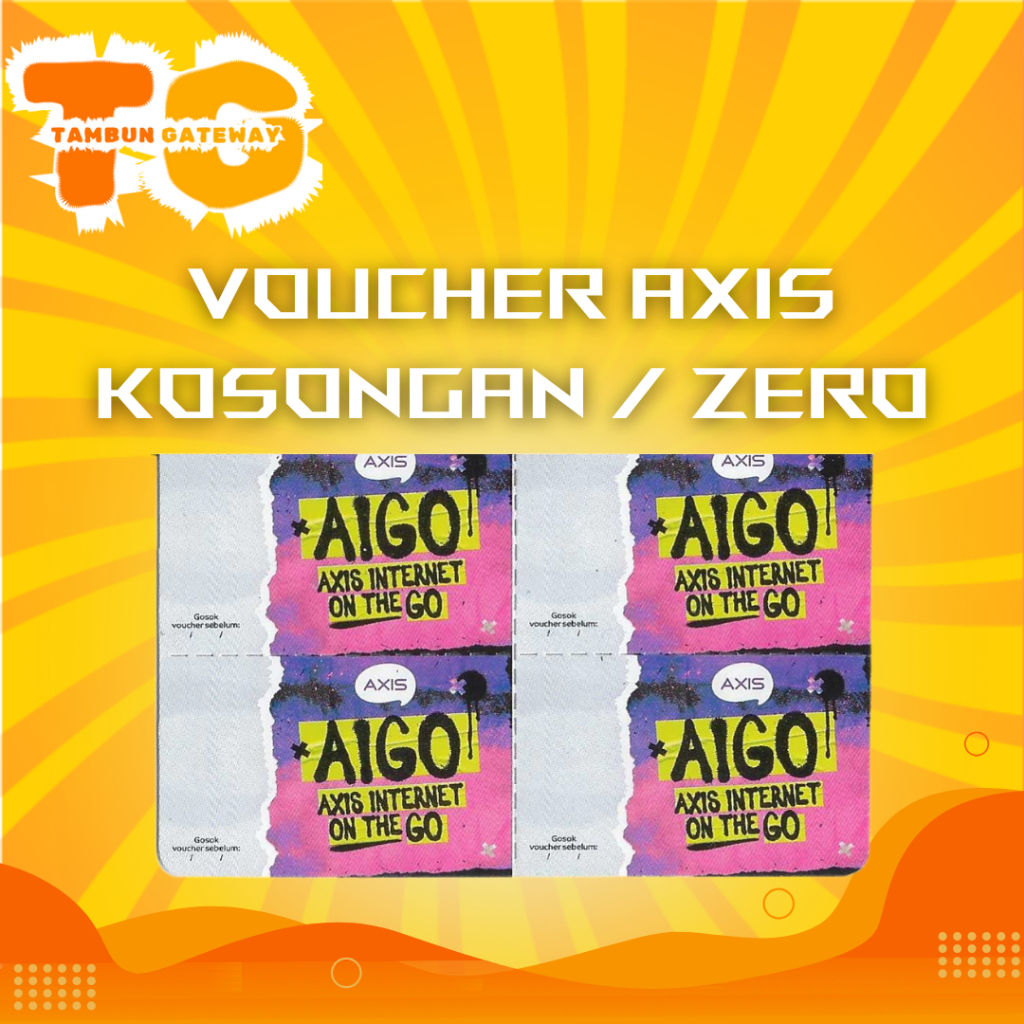 Jual Voucher Axis Kosong / Voucher Axis Zero Nasional | Shopee Indonesia