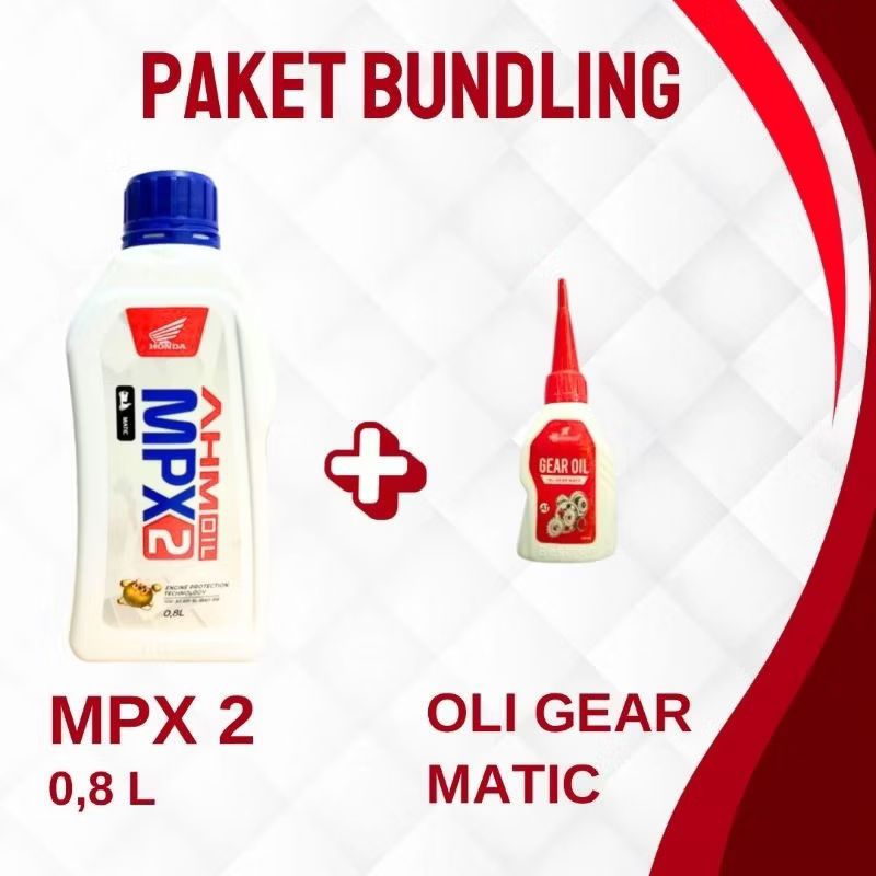Jual Paket Bundling MPX2 0.8L + Oil Gear Matic 120ml | Shopee Indonesia