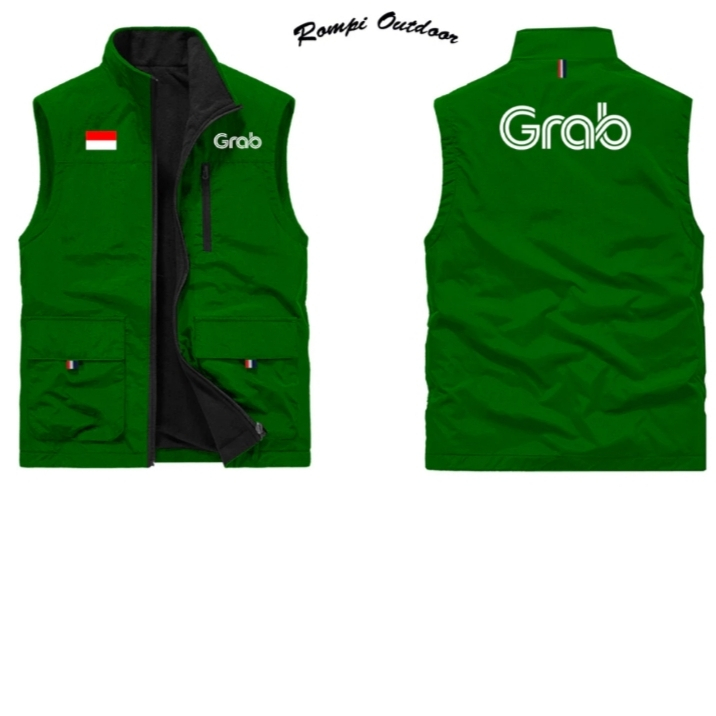 Jual Rompi Motor Ojol Grab Terbaru - Rompi Grab Bendera,Ready Stock ...