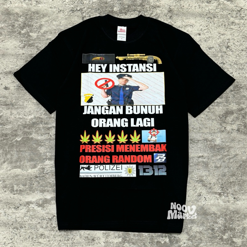 Jual Kaos Jelek - Tembak Asal Tshirt - Black | Official Merchandise ...