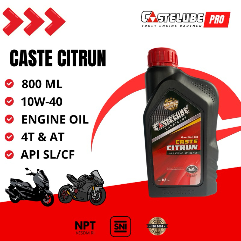 Jual Castelube Citrun 10W/40 800ML | Shopee Indonesia