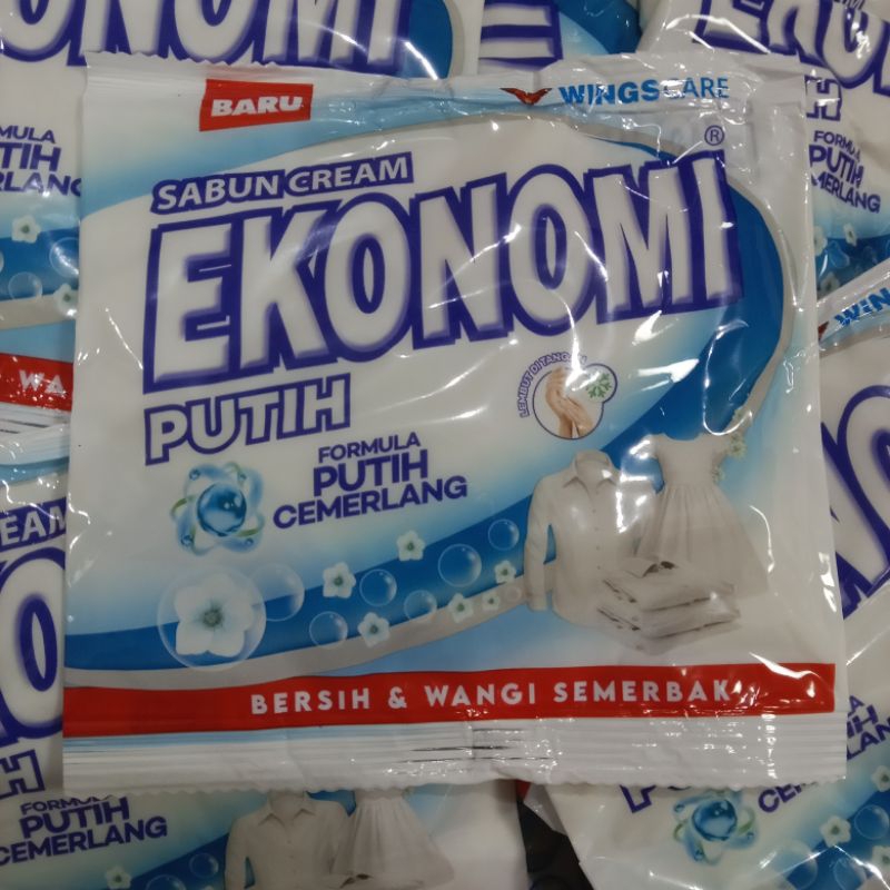 Jual 30 SACHET EKONOMI SABUN CREAM 1000 PUTIH (DETERGENT) | Shopee ...