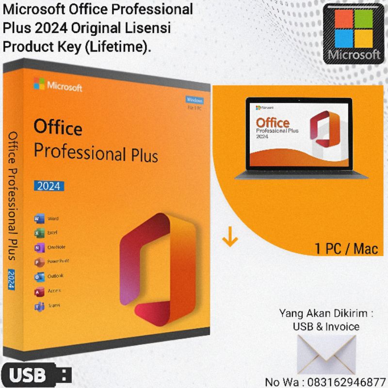 Jual Microsoft Office Professional Plus 2024 Original Key Product ...