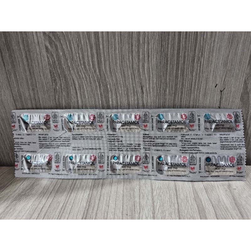 Jual PARACETAMOL PIM 500 MG STRIP ISI 10 KAPLET | Shopee Indonesia