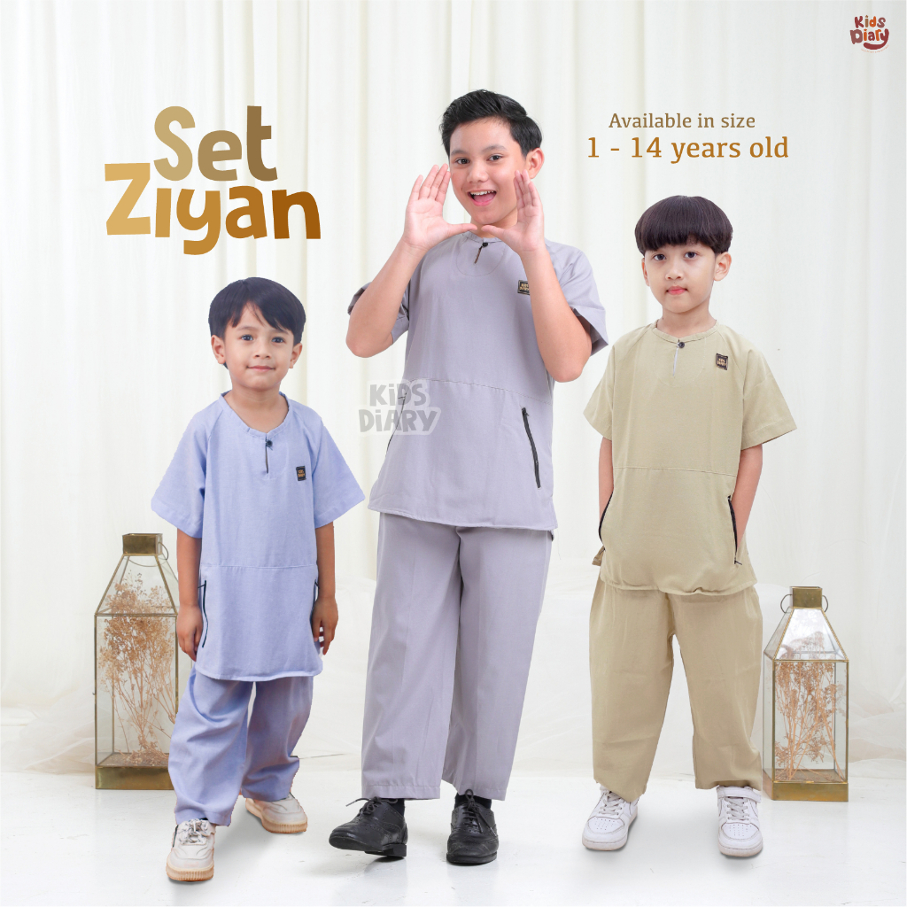 Jual Kids Diary Plus - Set Ziyan Koko Anak Laki-Laki 1-14 Tahun Baju ...