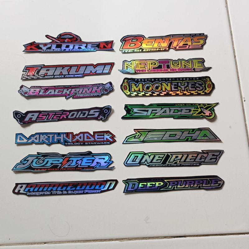 Jual sticker bus Tunggal Jaya black pink kids panda aneka Julukan ...