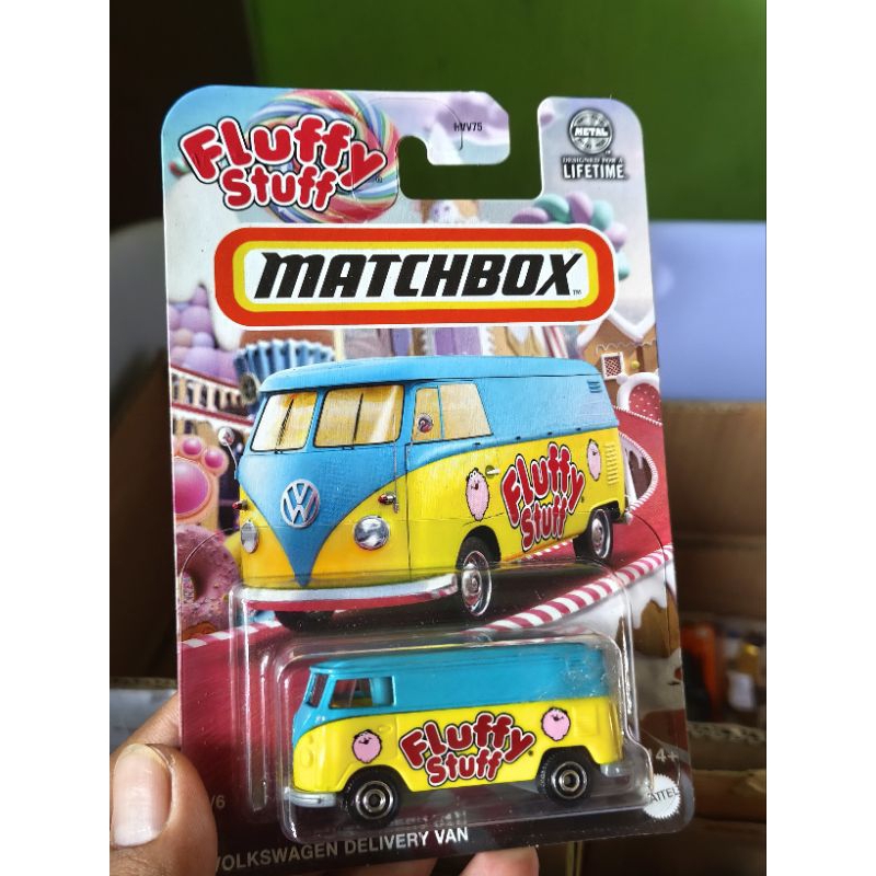 Jual Diecast Matchbox Volkswagen T1 Delivery Van Fluffy Stuff Japan ...