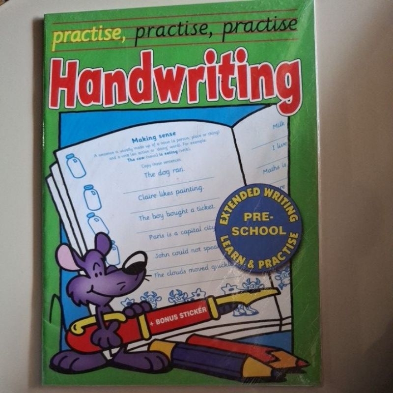 Jual buku Pendidikan Anak Handwriting practise | Shopee Indonesia