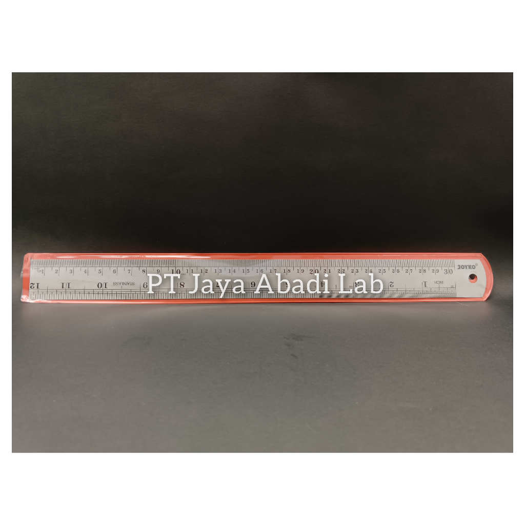 Jual penggaris 30 cm 30cm besi tebal mistar atk joyko ruler | Shopee Indonesia