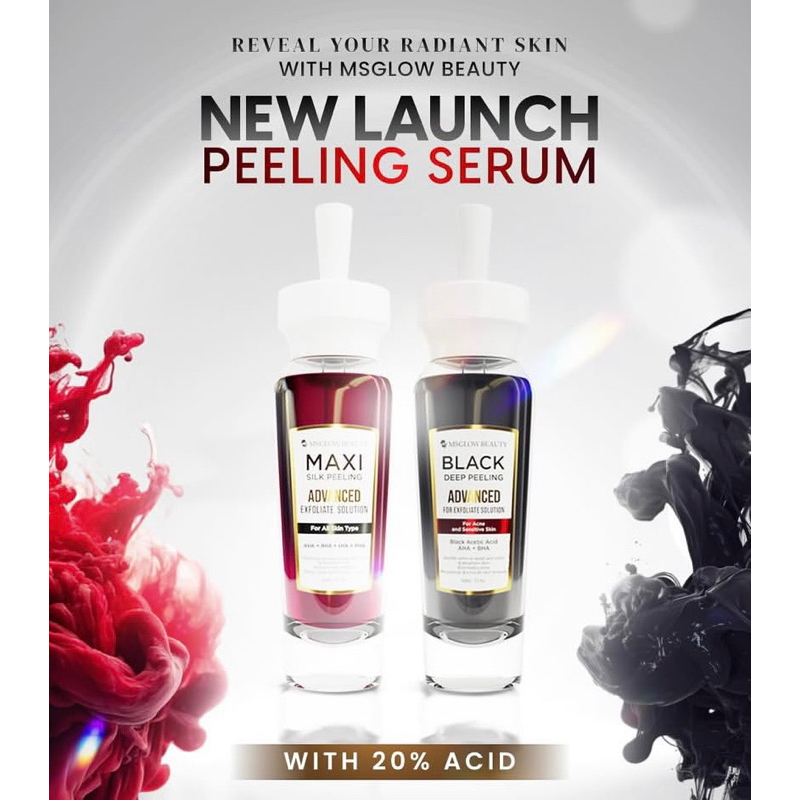 Jual peeling serum/maxi silk peeling/black deep peeling | Shopee Indonesia