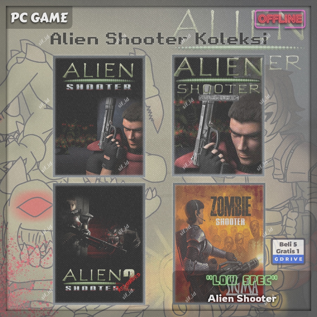 Jual Alien Shooter 1 dan 2 - Alien Shooter Revisited - Zombie Shooter ...