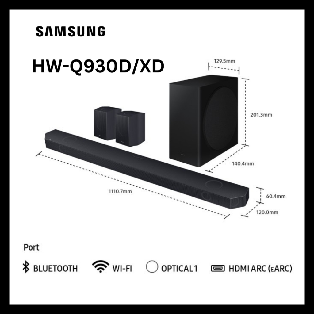 Jual Samsung HW-Q930D/XD Soundbar True 9.1.4Ch Wireless Dolby Atmos ...
