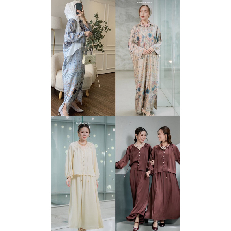 Jual HAYYA KAFTAN | HAZEL SET INTALICIOUS ( FIX DAPAT ) | Shopee Indonesia