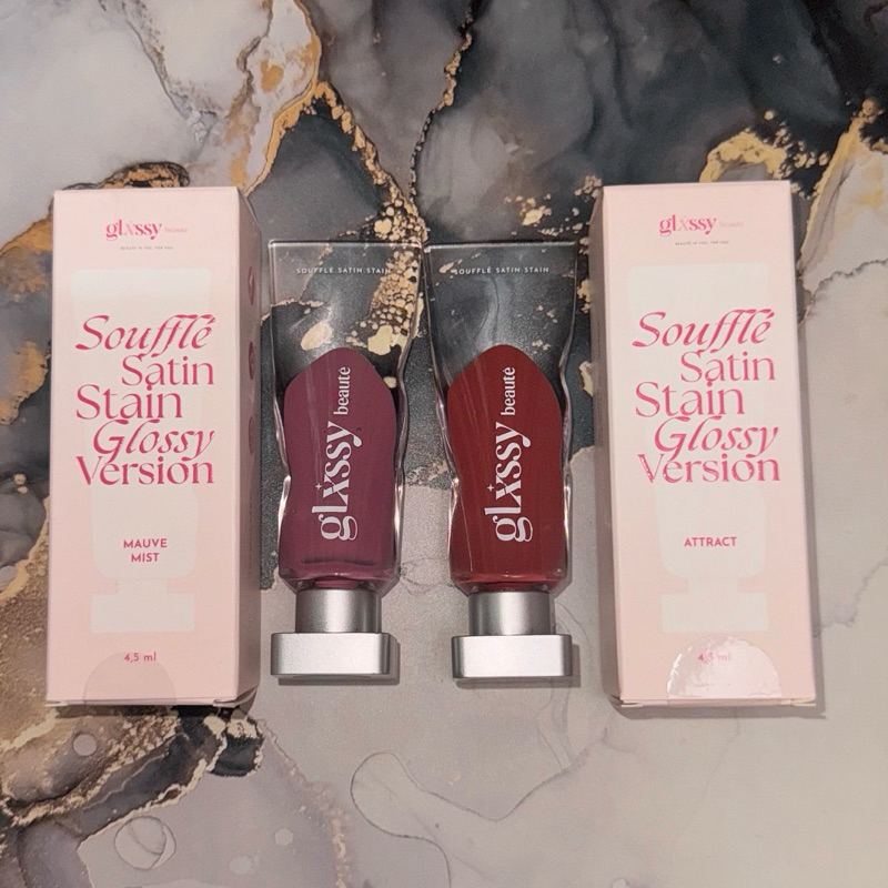 Jual glxssy beaute souffle satin stain lip tint (new shade) | Shopee ...