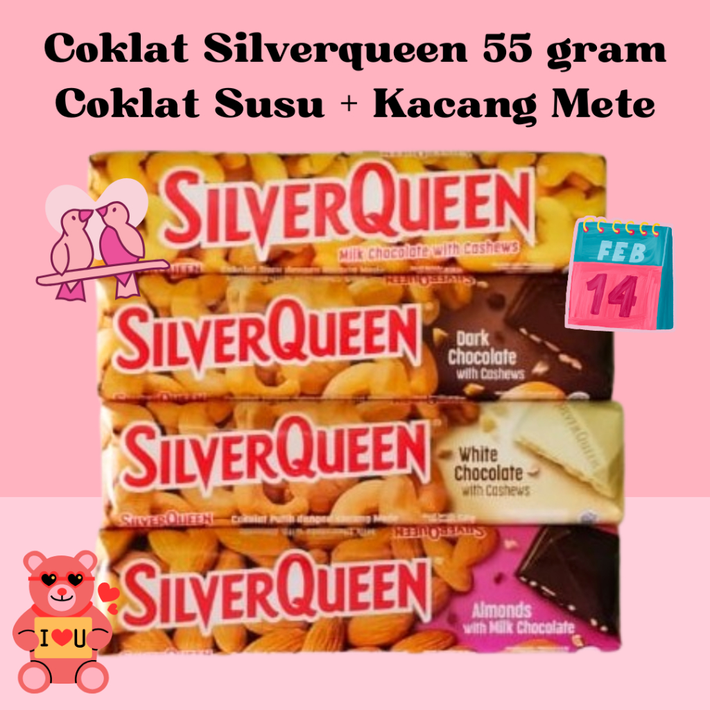 Jual Silverqueen Coklat Batang 55 gram - VARIAN RASA LENGKAP ...