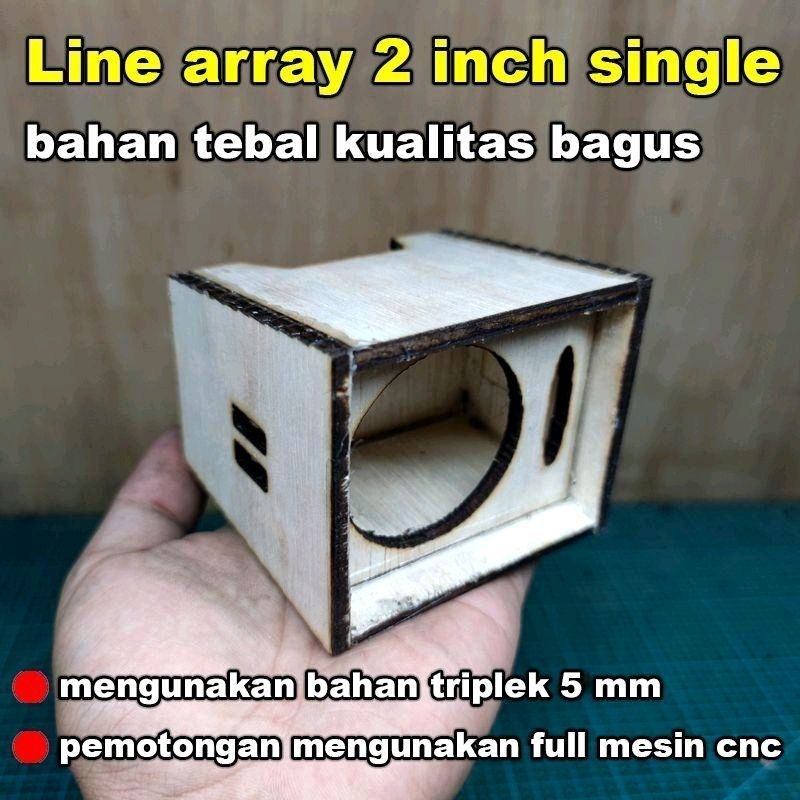 Jual box line array single 2 inch bahan tebal triplek 5mm | Shopee ...