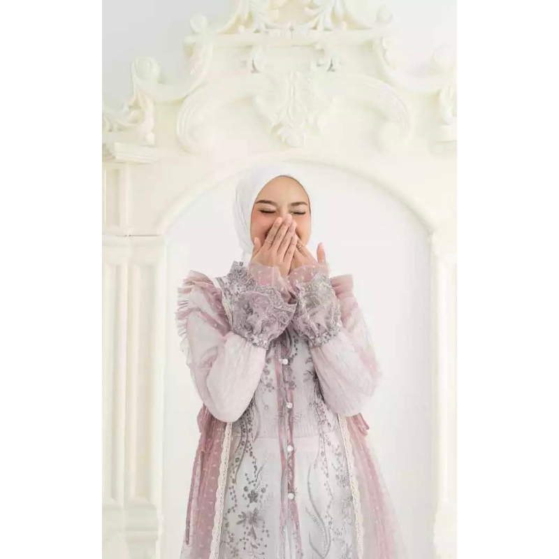 Jual Outerware Nazifa Outer Dress Burkat Tile Wanita Dewasa Muslim ...