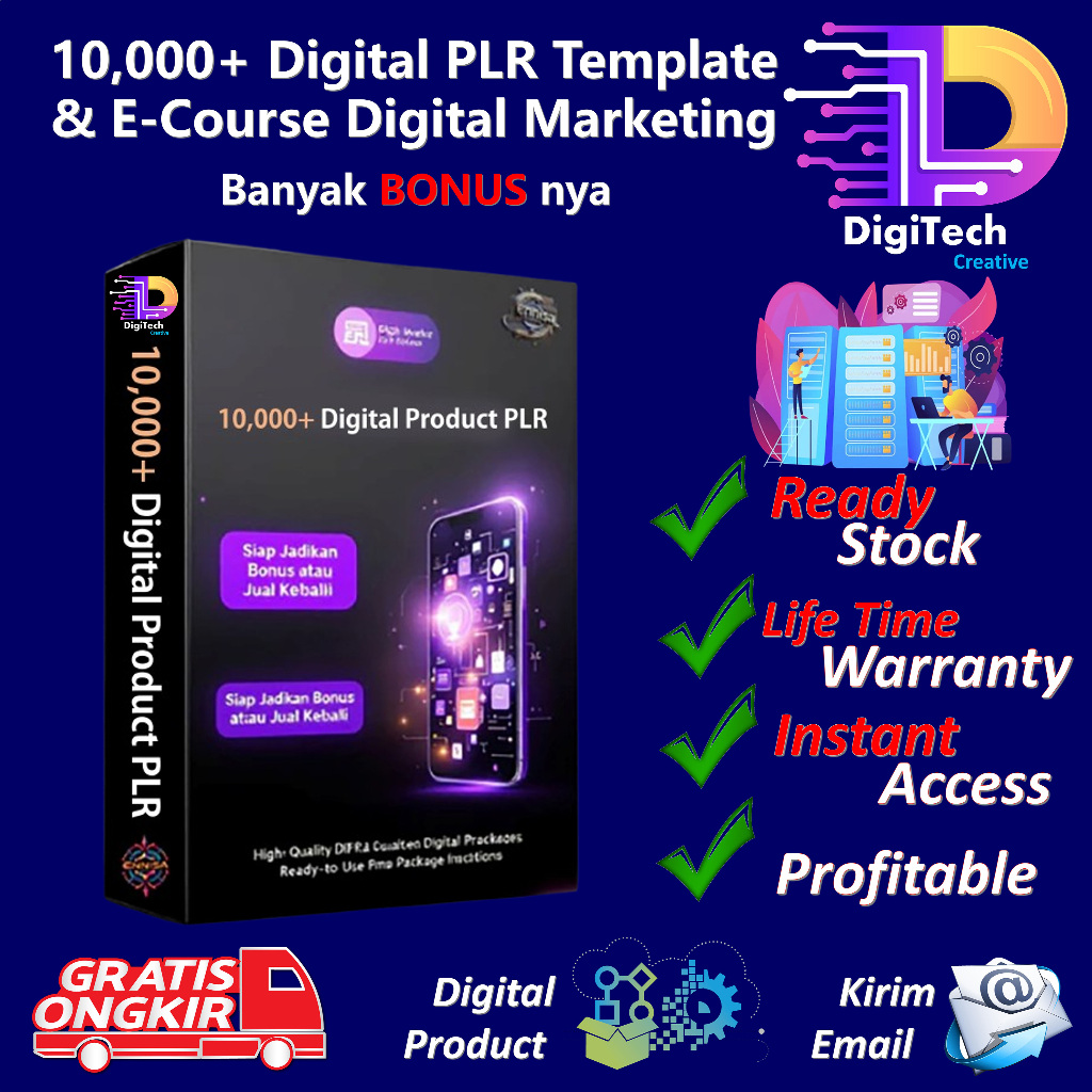 Jual 10000++ Digital PLR Template n Digital Marketing Course n Ribuan Template Siap Pakai Murah ...