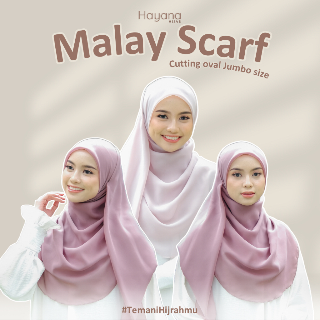 Jual Hayana - Malay Scarf Premium ( Hijab Malay Premium Jumbo ...