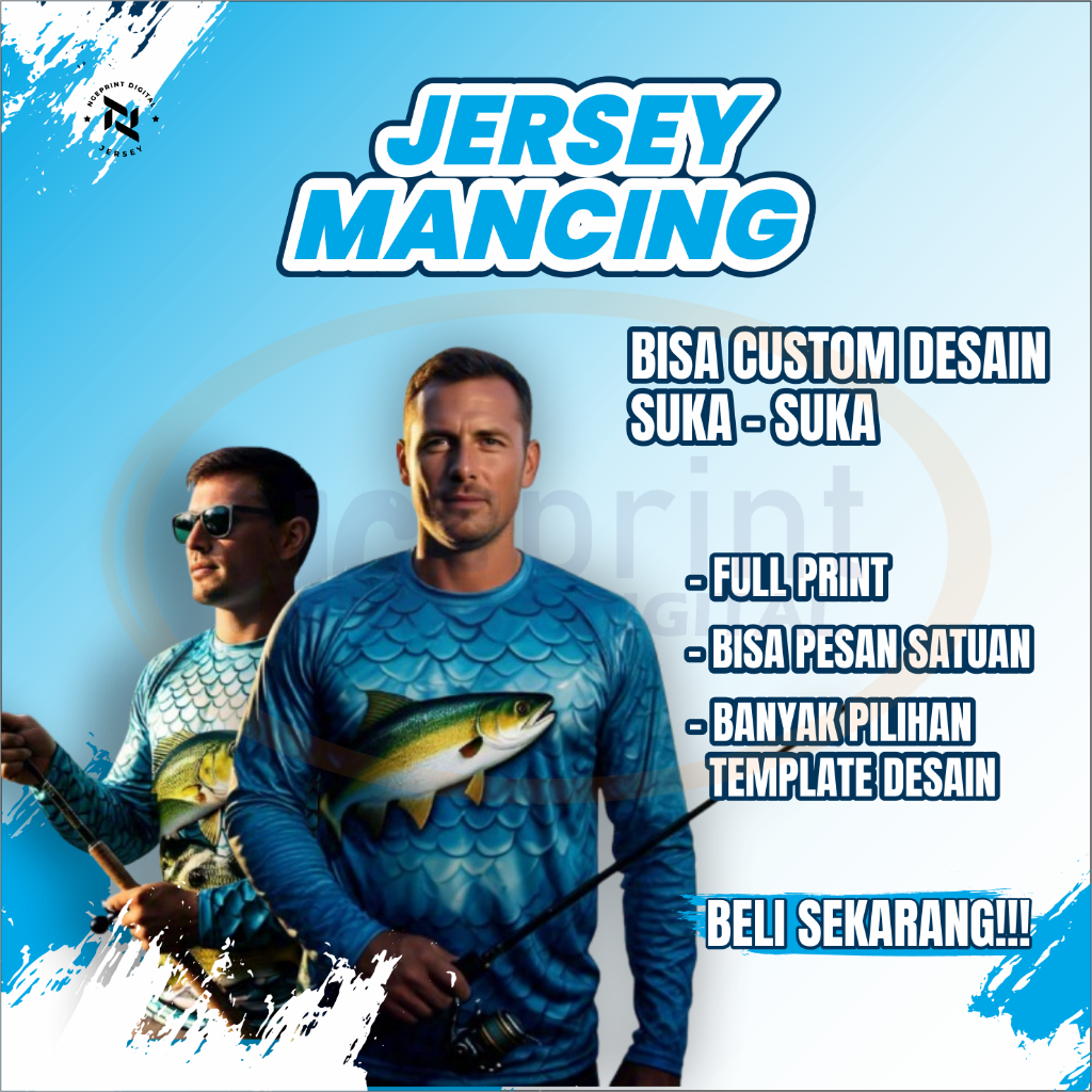 Jual Custom Baju Jersey Mancing Free Custom Design Suka-Suka / Jersey ...