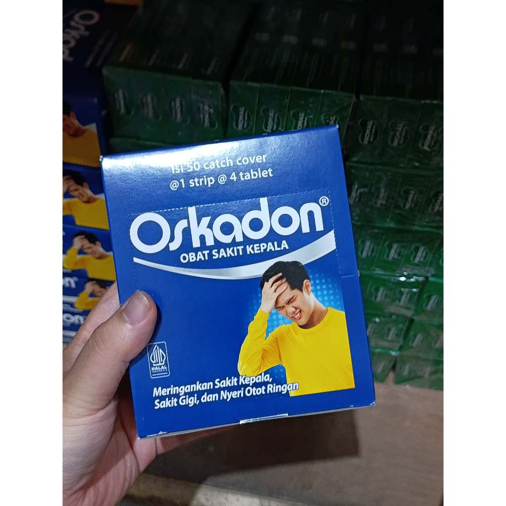 Jual Oskadon Tablet 1 box isi 50 Strip | Shopee Indonesia