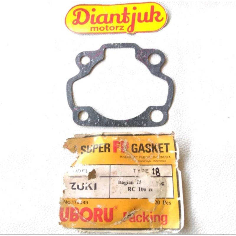 Jual Gasket Paking Perpak Cylinder Blok Boring Bawah Suzuki RC100 RC Bravo Sprinter Tornado GX ...