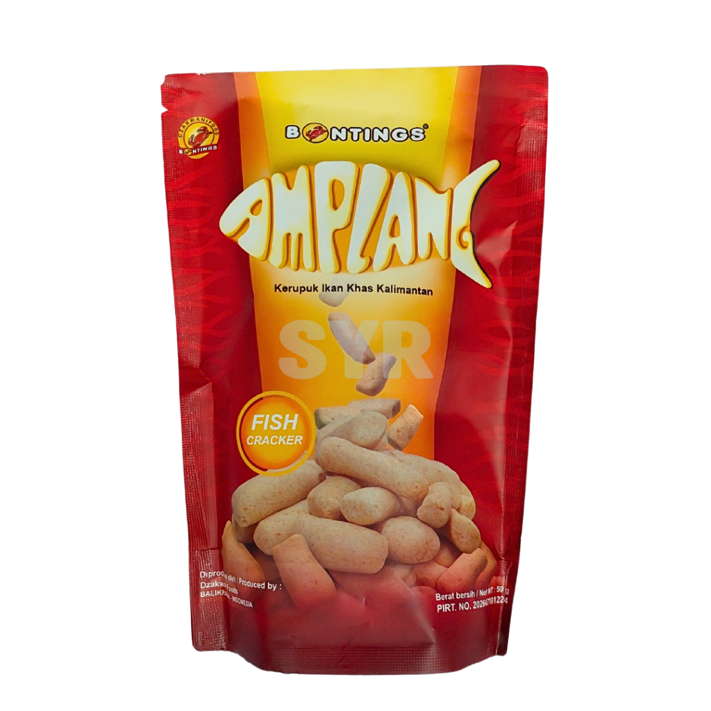 Jual SNACKS OLEH OLEH, BONTINGS AMPLANG ORIGINAL KEMASAN POUCH ...