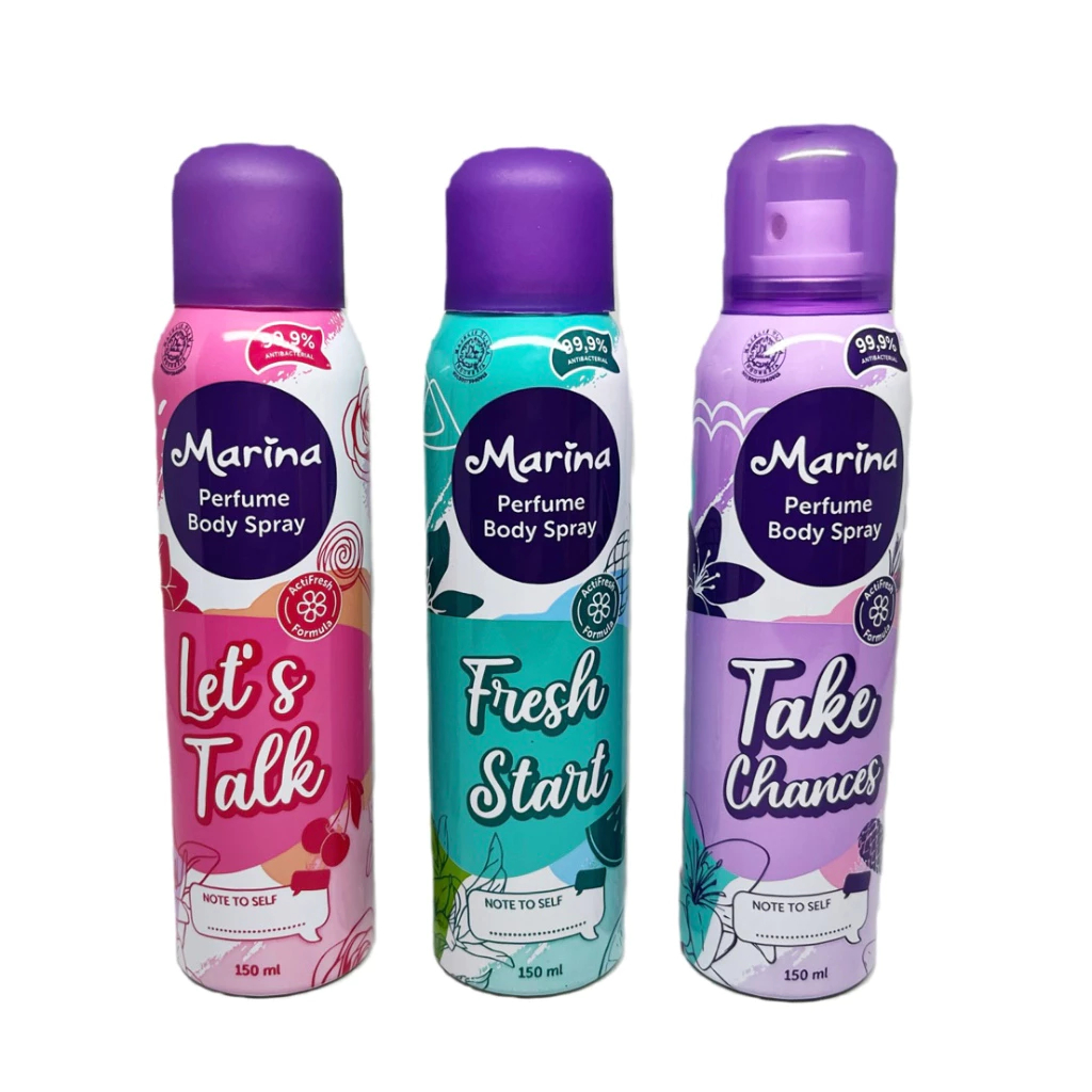 Jual MARINA Perfume Body Spray 150ml - Parfum Badan | Pengharum ...