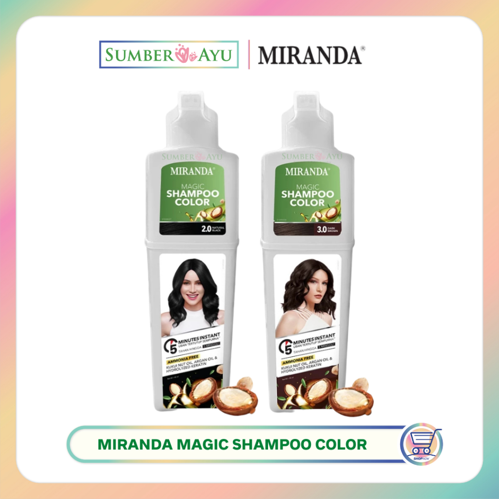 Jual MIRANDA MAGIC SHAMPOO COLOR BOTOL 160ML | Shopee Indonesia