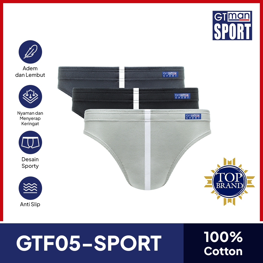 Jual GT Sport Celana Dalam Pria Sport GT MAN GTF05-SPORT Isi 3 Pcs ...