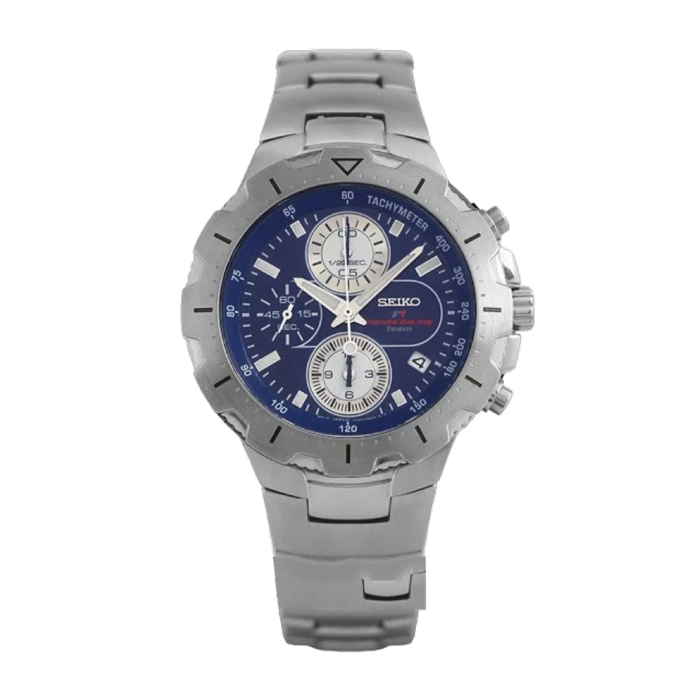 Jual Seiko SND785P1 F1 Honda Racing Team Chronograph Blue Dial ...