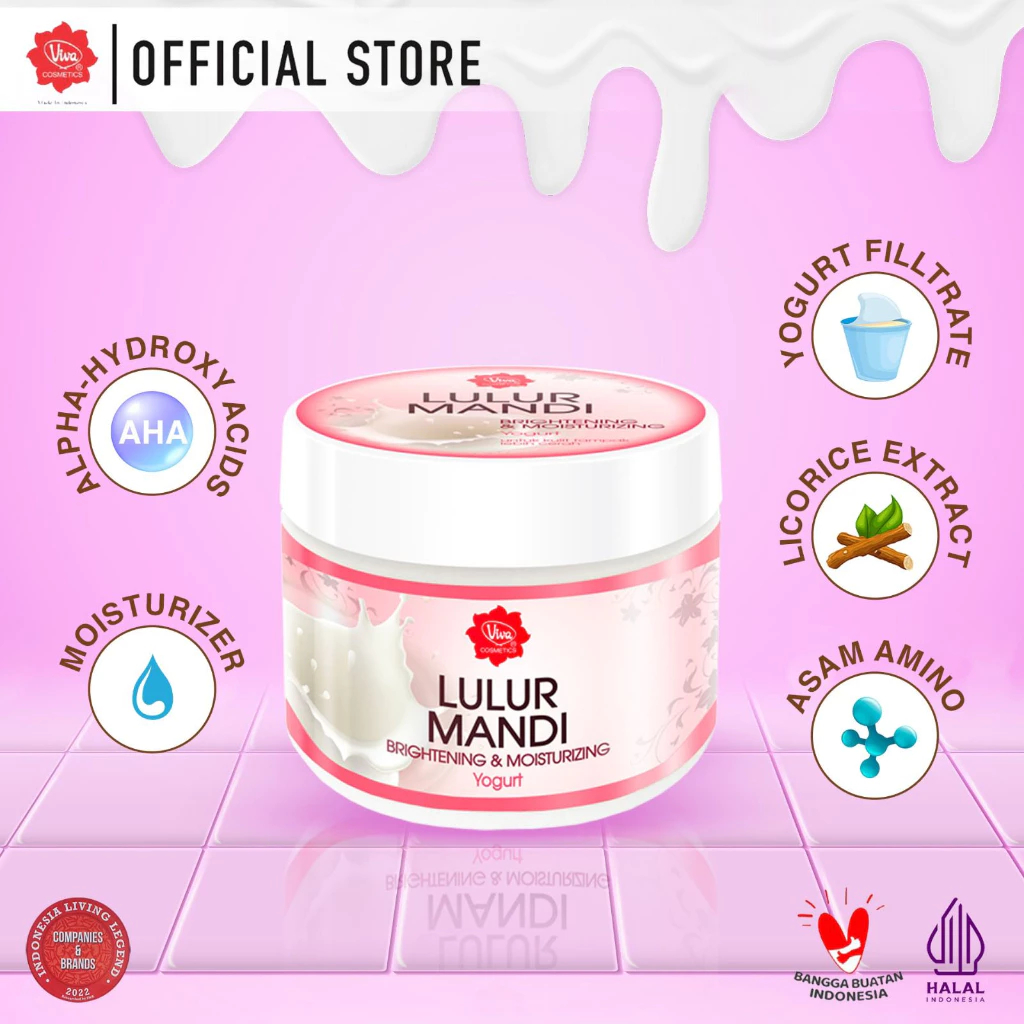 Jual LADY LOOK | Viva Lulur Mandi Brightening & Moisturizing Body Scrub ...
