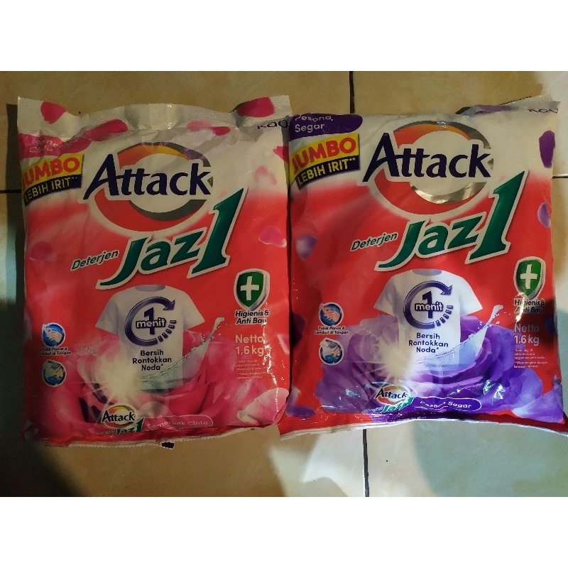 Jual detergent attack jaz 1 1,6 kg | Shopee Indonesia