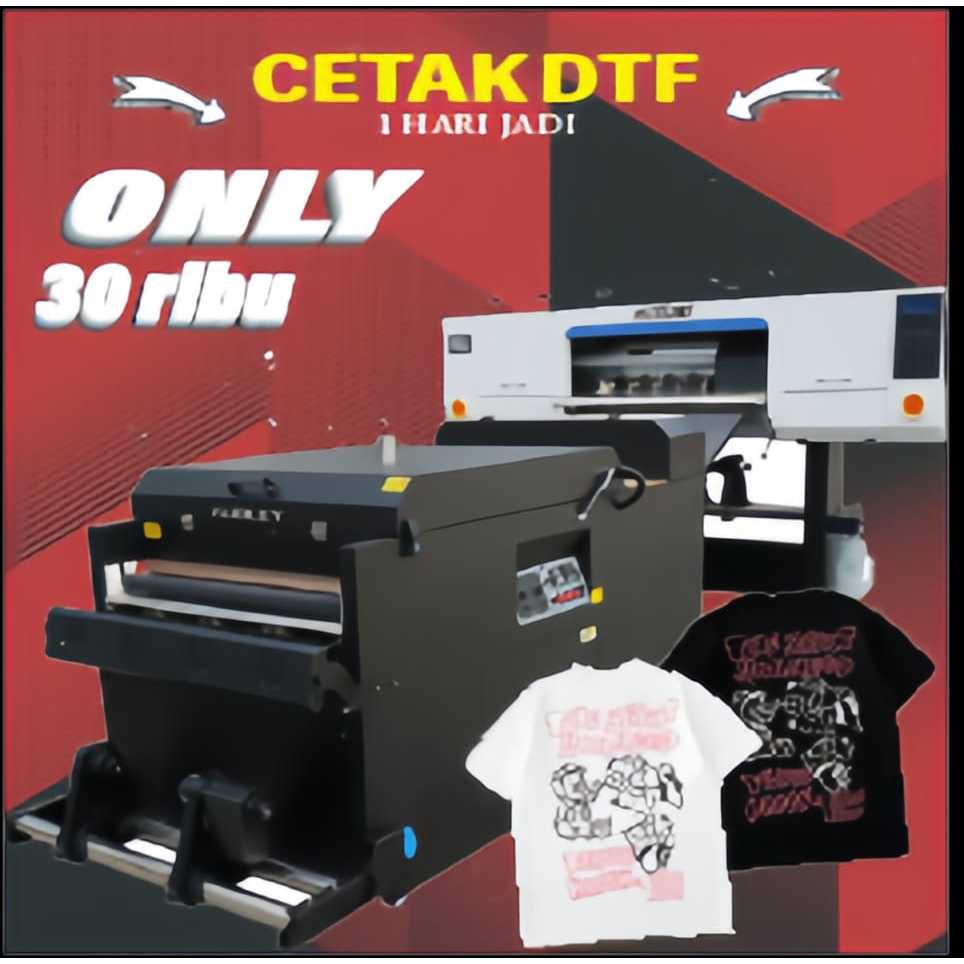 Jual Cetak DTF Meteran | Jasa Sablon DTF Meteran Murah | Shopee Indonesia