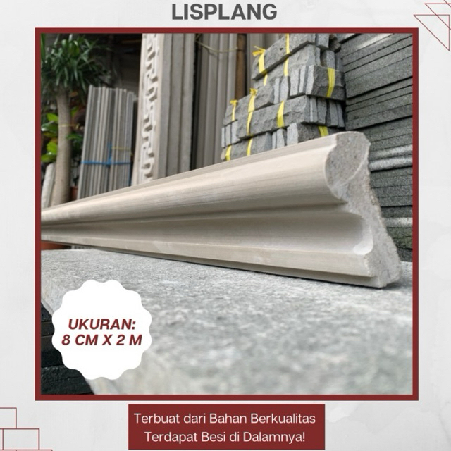 Jual Lisplang beton 8 cm x 2 m | lisplang minimalis, lisplang, lisplang ...