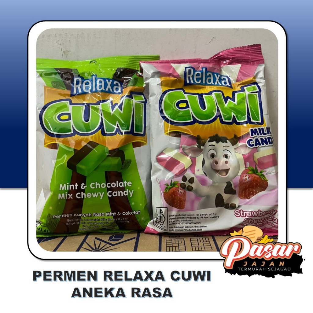 Jual Permen Relaxa Cuwi Aneka Rasa Isi 50pcs | Shopee Indonesia