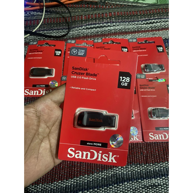 Jual SanDisk Cruzer Blade USB 2.0 Flash Drive 128GB | Shopee Indonesia