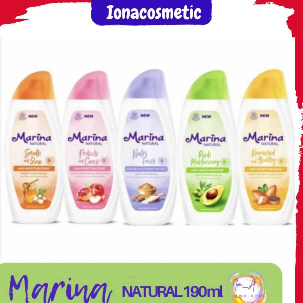 Jual Marina Handbody Lotion Natural 190 ml | Shopee Indonesia