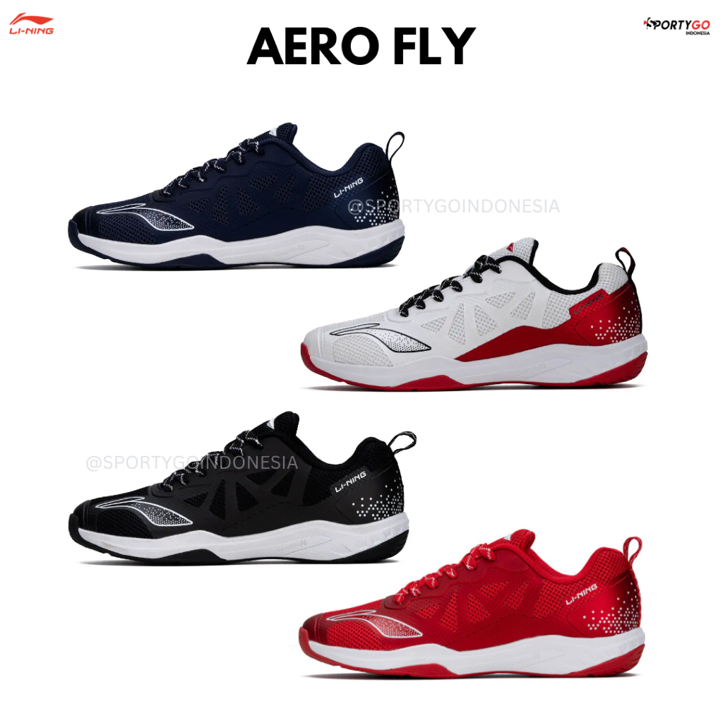 Jual SEPATU BULU TANGKIS LINING AERO FLY | Badminton Shoes AEROFLY ...