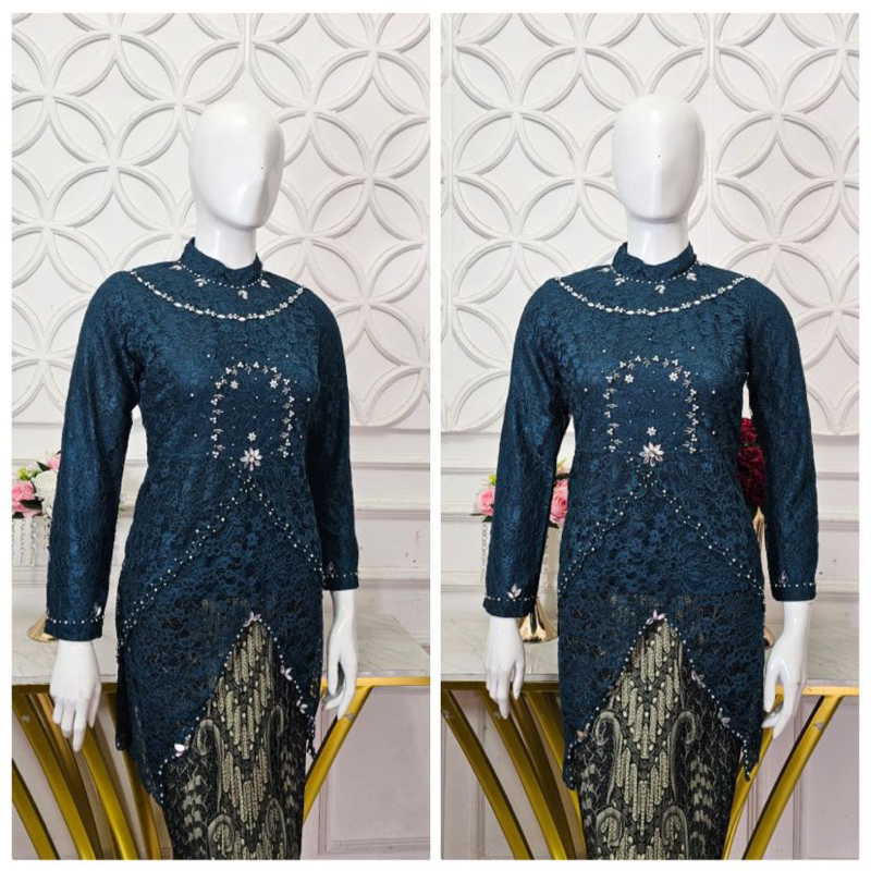 Jual Kebaya Syella Borkat / kebaya Burkat / kebaya lamaran | Shopee Indonesia