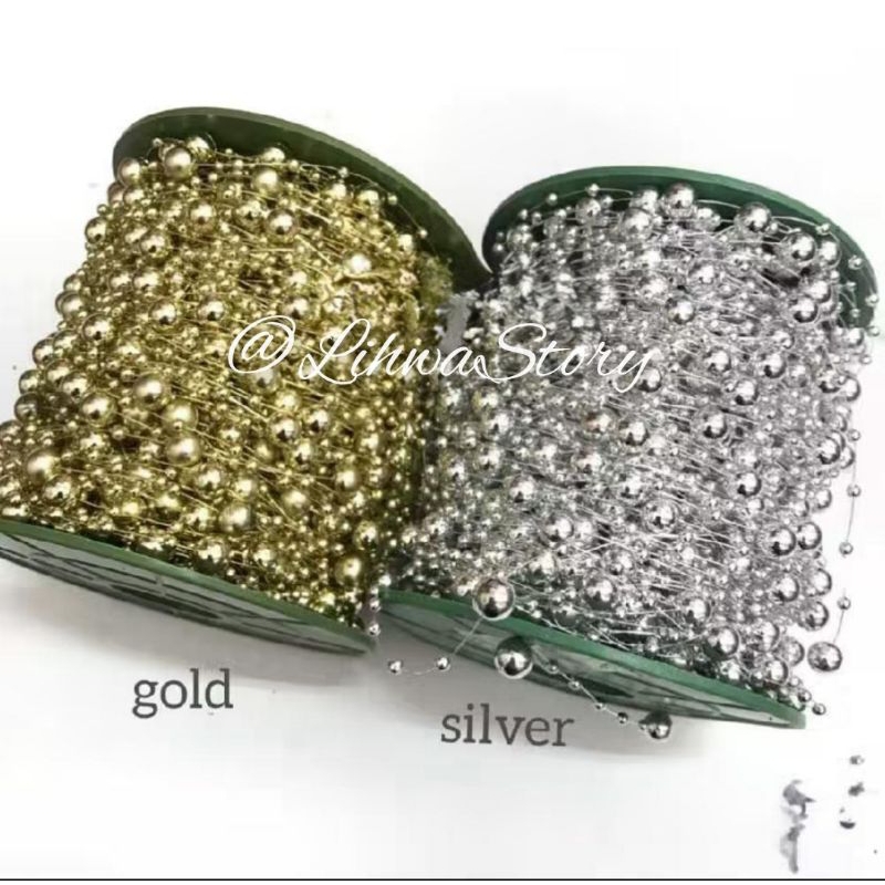 Jual PER 1 METER - MUTIARA RENTENG / MUTIARA METERAN/MUTIARA PLASTIK ...