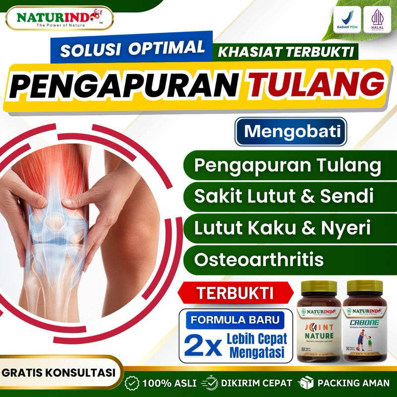 Jual Obat Pengapuran Tulang Sakit Lutut Nyeri Sendi Osteoarthritis ...