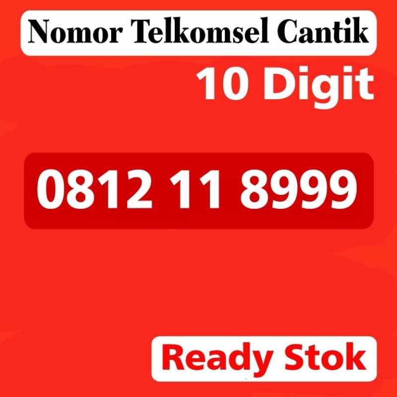 Jual Kartu Perdana Telkomsel Nomor Cantik Simpati Rapih 10 Digit | Shopee Indonesia