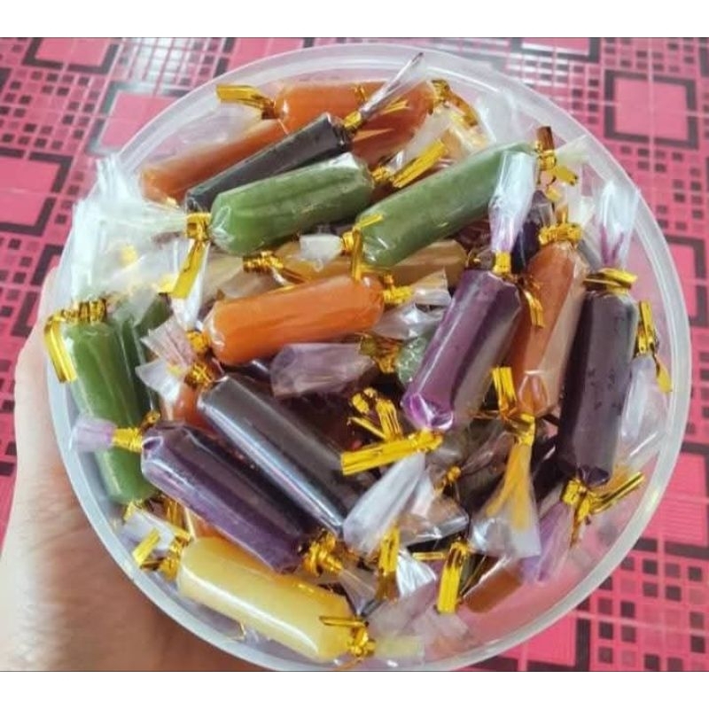 Jual permen Dodol durian,ketan hitam,labu,kacang hijau,talas ungu ...