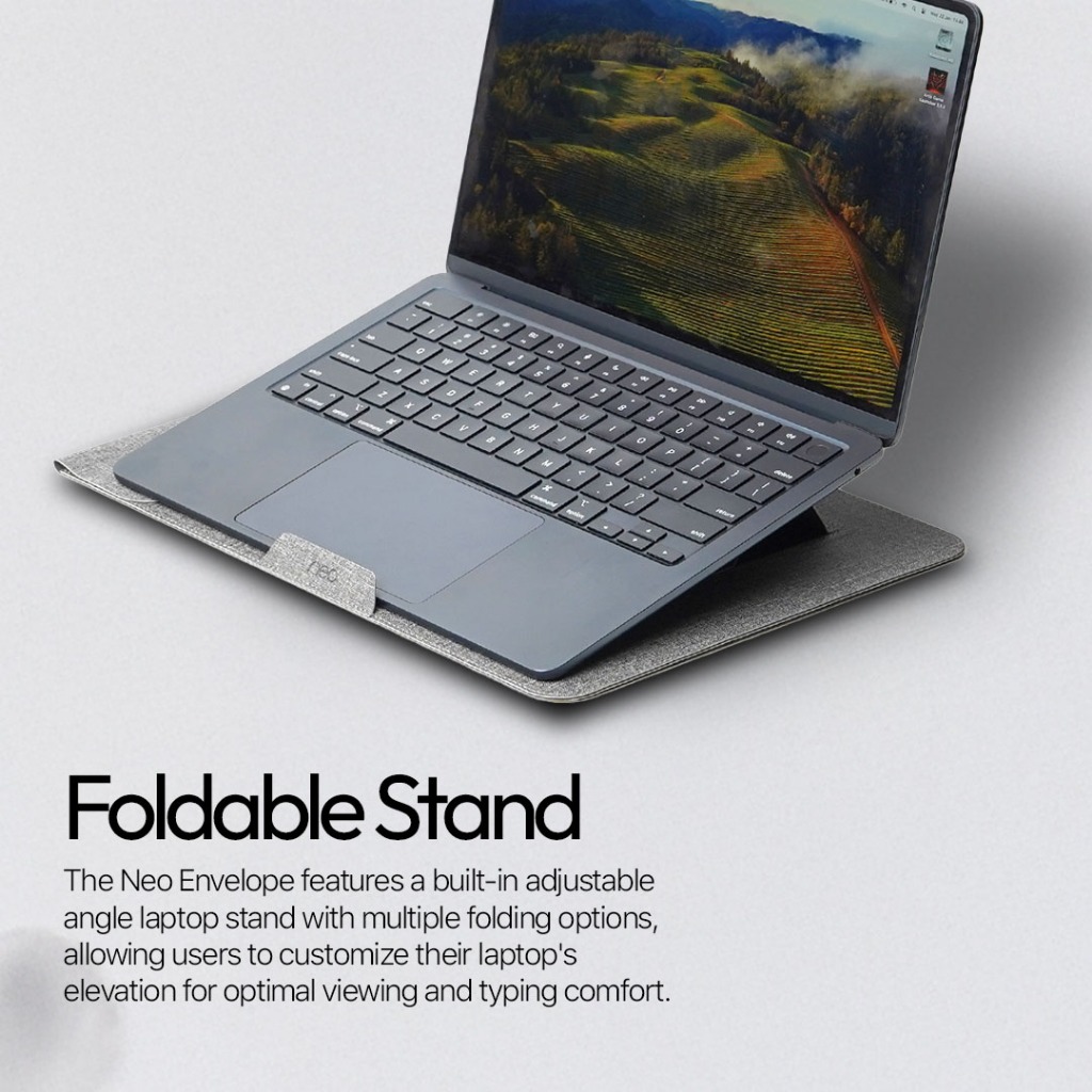 Jual Neo Envelope Laptop Sleeve with Foldable Stand | Tas Laptop ...